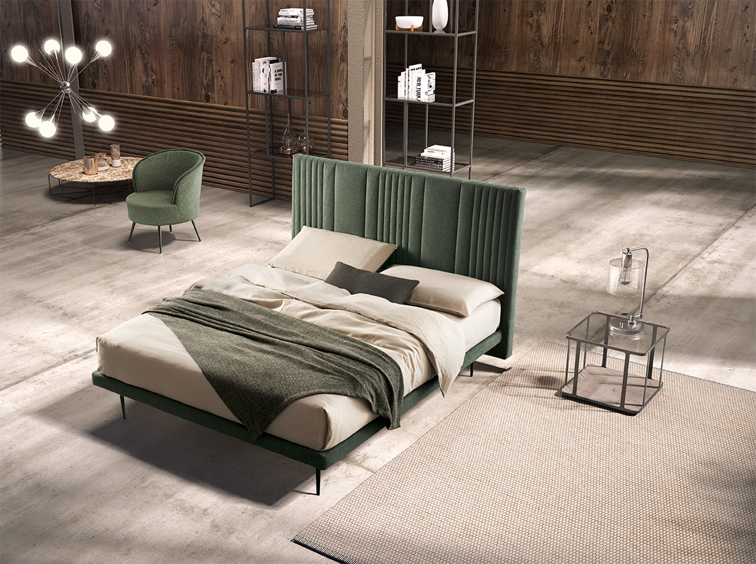 Double Bed Matrix with structural base - Stilfar Italia
