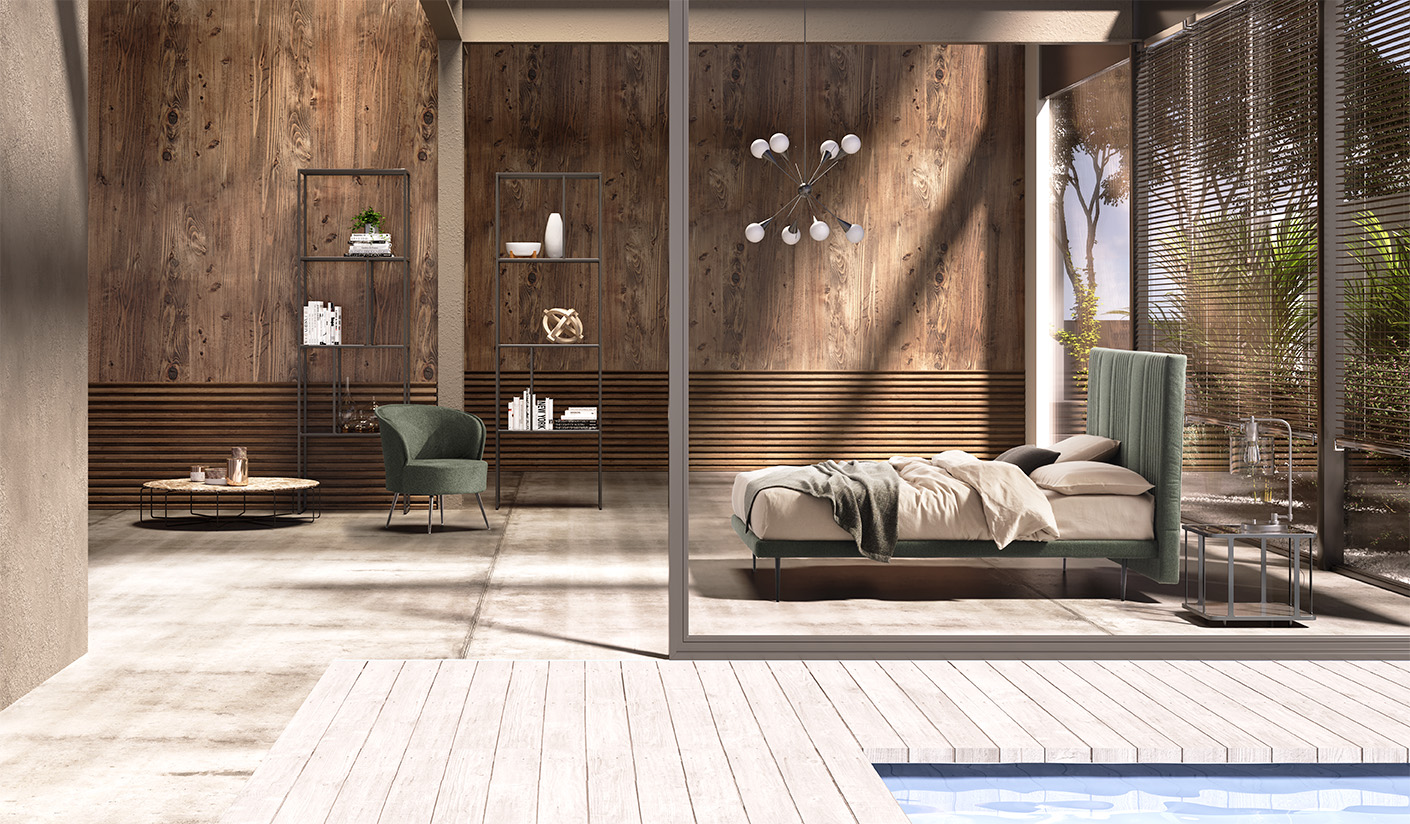 Double Bed Matrix with structural base - Stilfar Italia